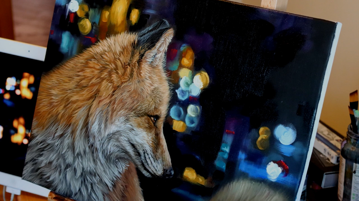 Tips and Tricks for Painting a Realistic Fox - Studio Wildlife